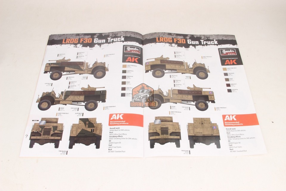 Thunder Model TM35306 1/35 LRDG CMP F30 TRUCK w 37mm AT Gun Model Kit ...