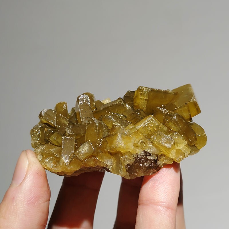 Natural Barite Cluster On Fluorite Golden Barite Mineral Specimen | eBay