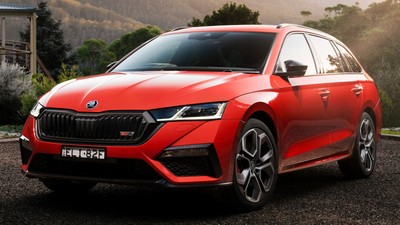 2021 Skoda Octavia Rs Wagon Au Wall Art Print Poster Pick a Size Lot Up ...