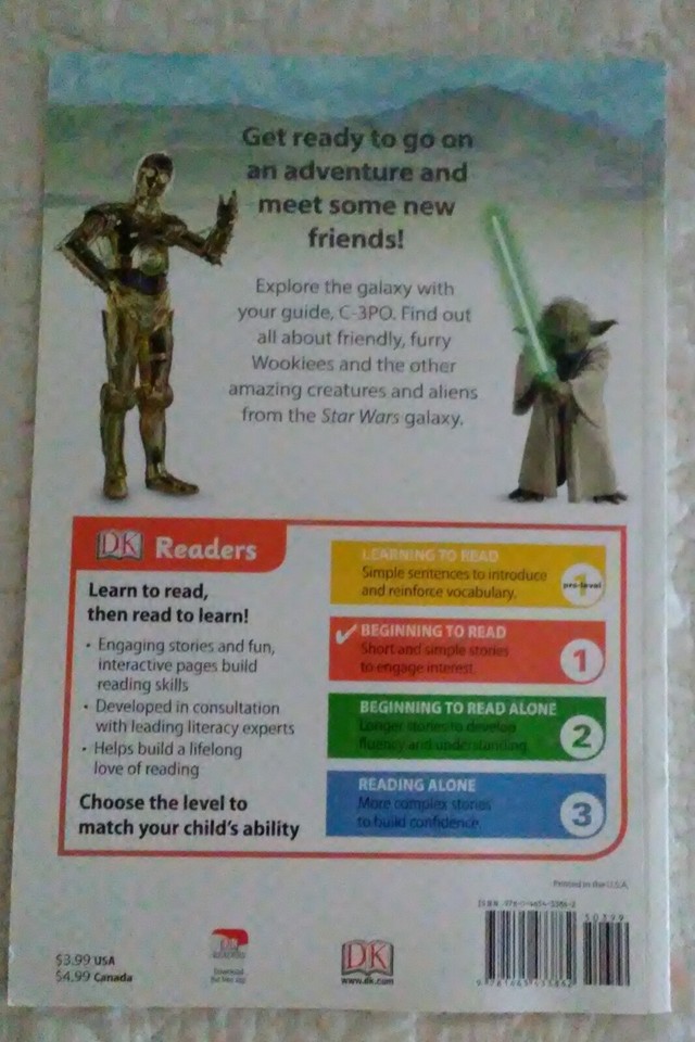 "Star Wars What Is a Wookiee?" by Laura Buller-A DK Readers 1 (2015 ...