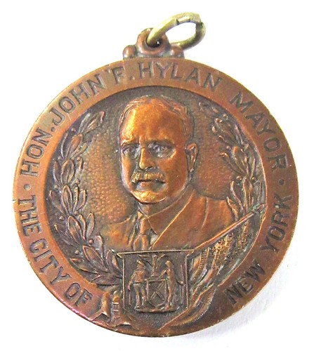 1922 JOHN F. HYLAN Mayor New York Safe & Sane 4th of July athletic ...