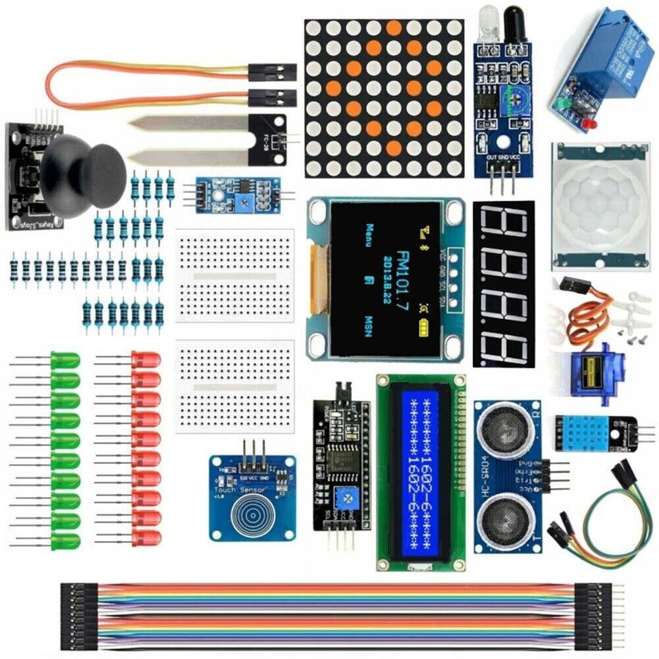 Complete Starter Kit for Arduino UNO R3 Nano V3 0 2560 Mega 328 and ...