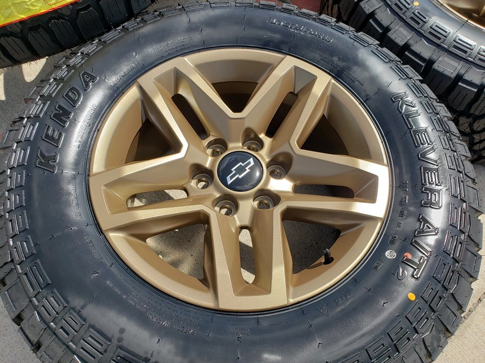 18" Chevy Silverado Tahoe ZR2 BRONZE OEM 5911 wheels rims 2022 2023 ...