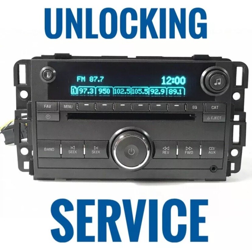 GM RADIO UNLOCKING SERVICE ONLY . WE WILL UNLOCK YOUR GM RADIO "U016 ...