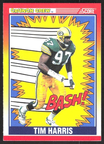 1990 Score Crunch Crew BASH! Tim Harris Green Bay Packers #555 | eBay