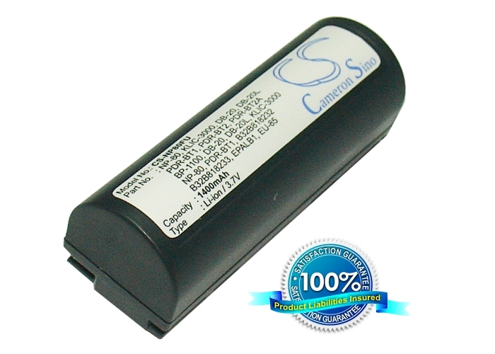 Premium Battery for RICOH RDC-6000, DB-20, DB-20L, Caplio RR1, RDC-7 ...
