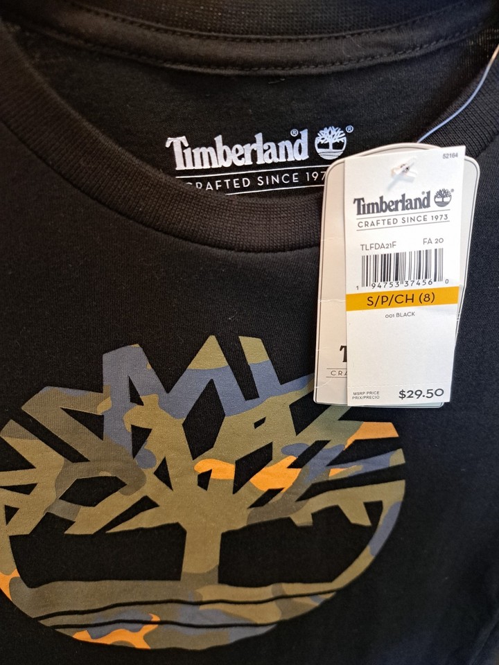 Timberland Top long sleeve Logo Age 8-20yrs | eBay UK