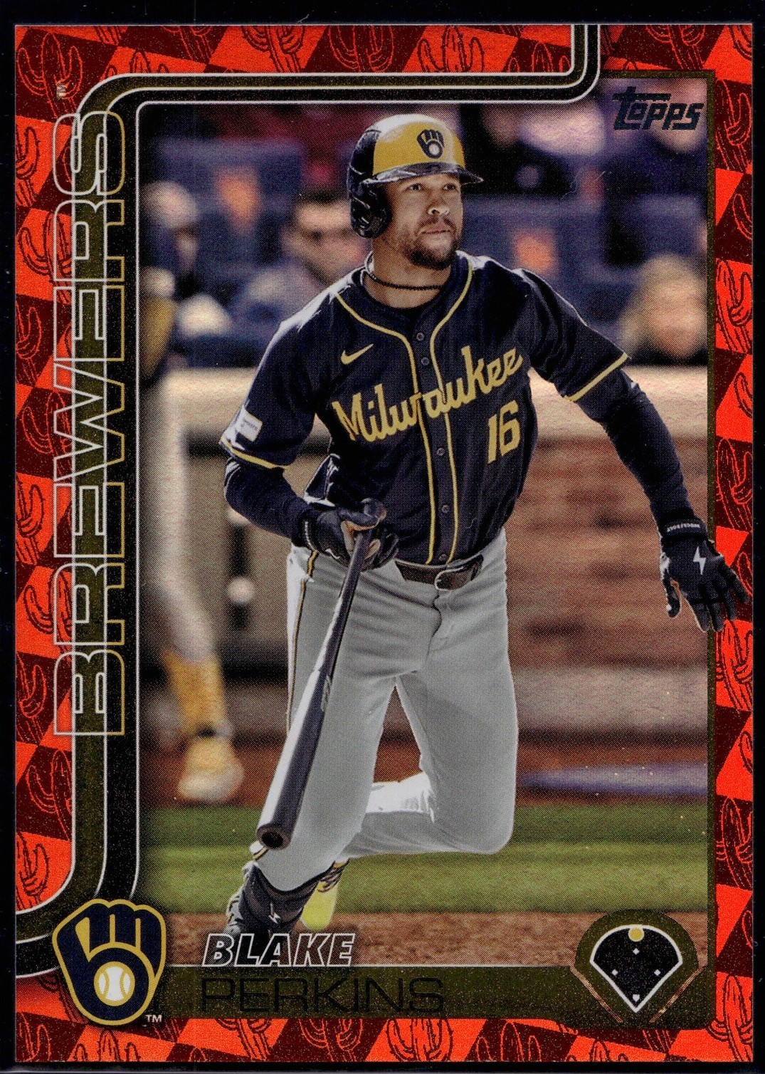 2025 Topps Series 1 - Blake Perkins #47 Orange Diamante /25 for sale ...