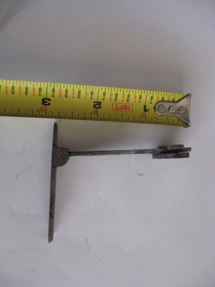 Vintage Rifle Elevator Tang Sight Unmarked,3"Tall Holes at 2" Centers ...