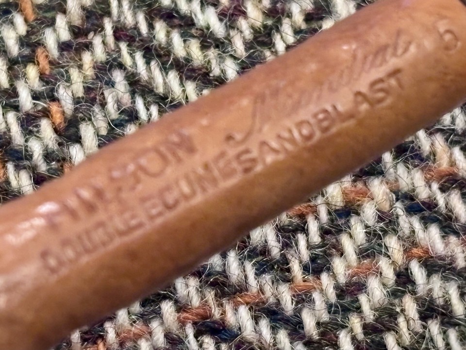 VINTAGE HILSON DOUBLE ECUME MOONDIAL SANDBLAST #5 DUBLIN BRIAR PIPE ...