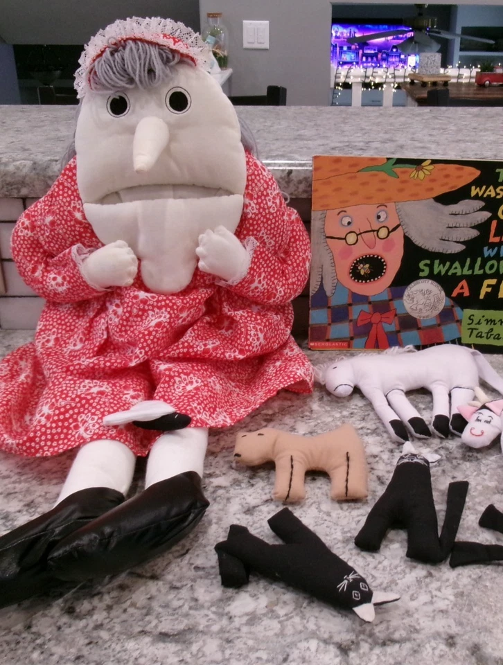 there was an old lady who swallowed a fly products for sale | eBay