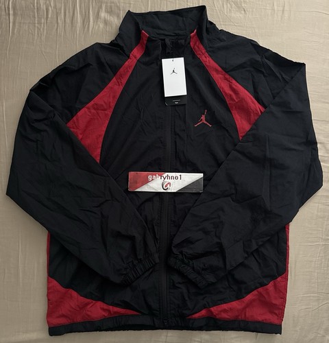 Jordan Sport Jam Warm-Up Jacket DX9367-013 Black Gym Red Mens Size XL ...