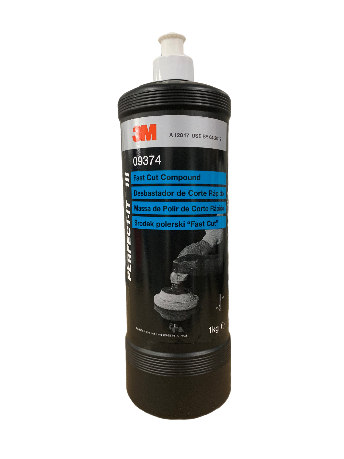 3M 09374 Fast Cut Compound 3M™ Perfect-It™ III 1kg Bodyshop Polish ...