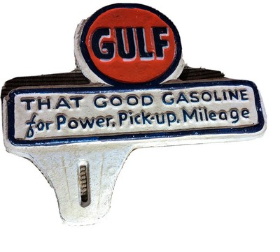 Gulf That Good Gasoline Tag Topper Nice | eBay