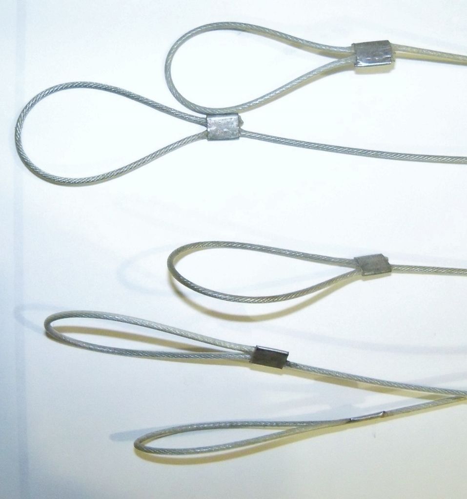 SET OF 5 SMALL SNAP RINGS W/LOOPED CABLE PART 195 | eBay