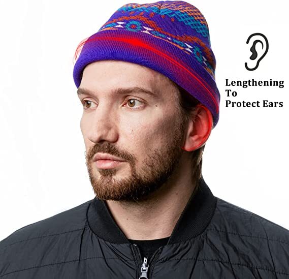 Native American Indian Navajo Print Knit Beanie Hat-173 | eBay