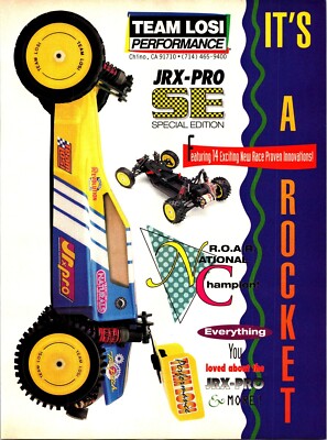 Team Losi JRX-Pro Se RC Print Ad Ephemera Wall Art Decor ROAR Nat'l ...