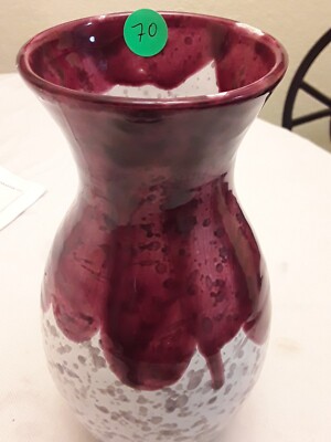 ART POTTERY VASE GUILDCRAFT MADE IN ITALY 8.75" TALL &4.75 W | eBay