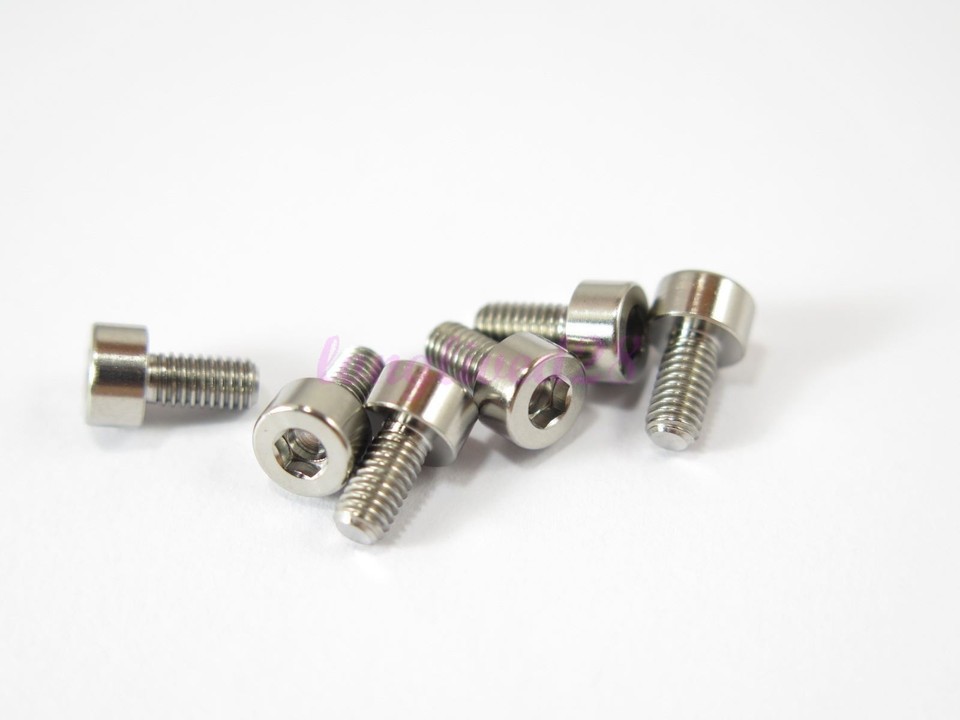 10pcs M3 x 6mm Titanium Ti Bolt Socket Allen Hex Cap Head - Allen Key ...