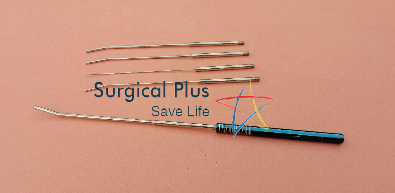 Mini Cervical Dilator Interchangeable Handle Set of 5 Probes (1,1.5,2,2 ...