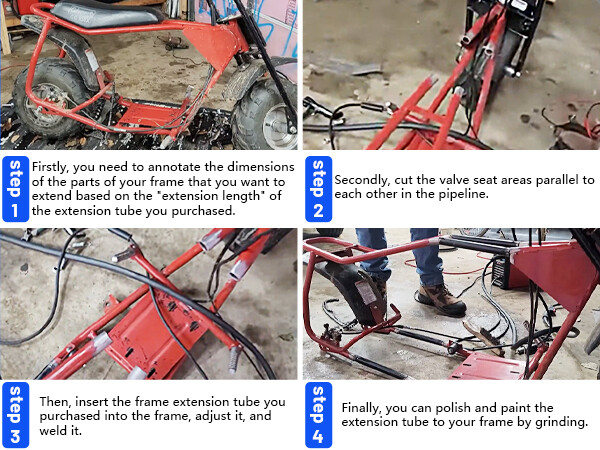 Mini Bike Frame Blueprints