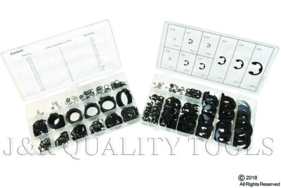 600pc Set of (300pc) Snap Ring & (300) E-Clip Kits Great Assortment of ...