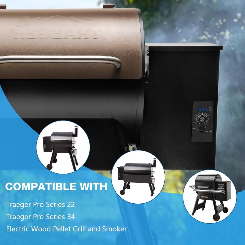 Upgraded Digital Thermostat Controller for Traeger Replacement Parts ...