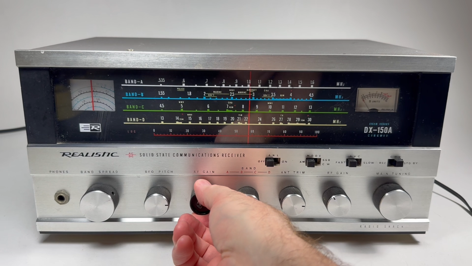 Realistic DX-150A Shortwave Radio Receiver 20-150 - USA SW SWR HAM CB ...