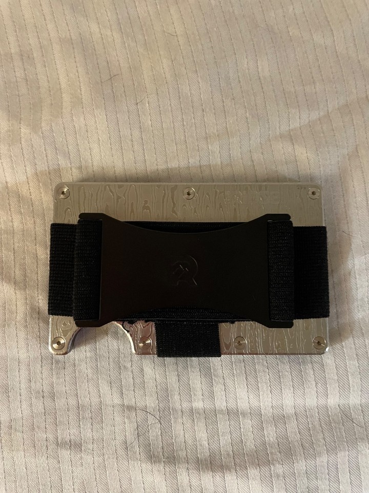 The Ridge Wallet Damascus Steel Money Strap | eBay