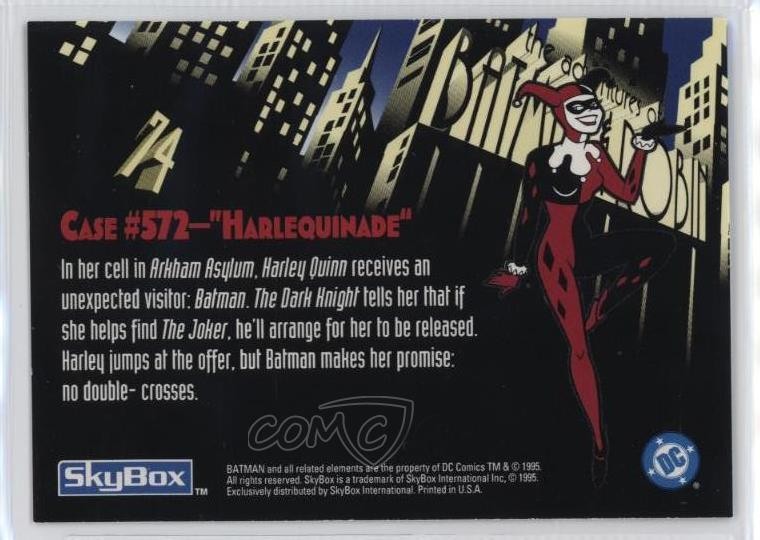 1995 The Adventures of Batman & Robin Harley Quinn Case #572 ...