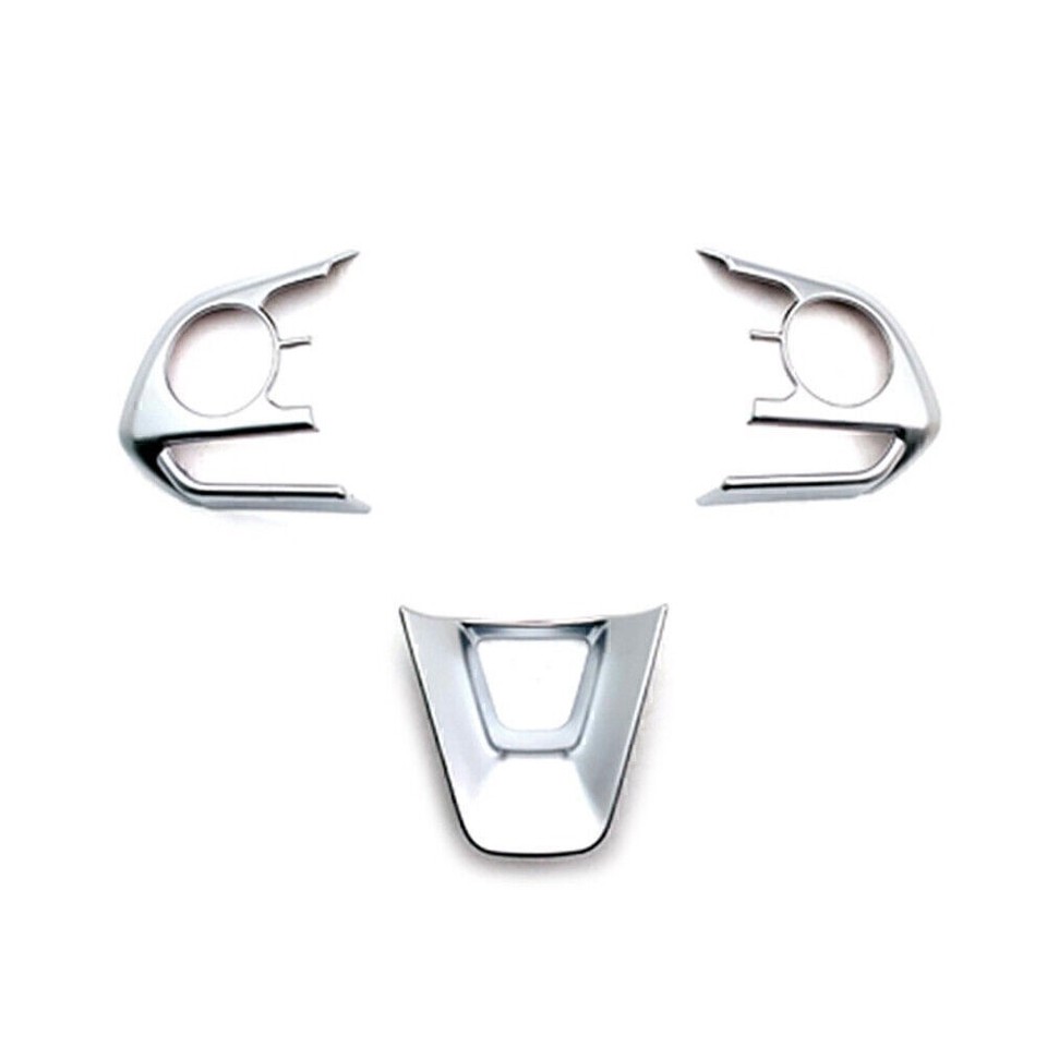 3pcs Car Steering Wheel Trim Cover Frame For Toyota Corolla 2019-24 ...