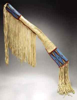 Indian Beaded Native American Rifle Scabbard Sioux Style Suede Leather ...