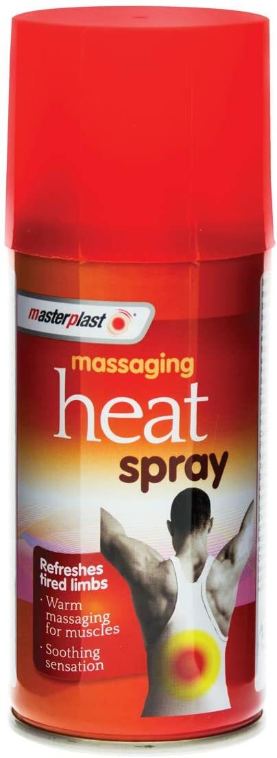 6 x DEEP HEAT SPRAY 125ML MASSAGING INSTANT MUSCLE SPORT INJURY BACK ...