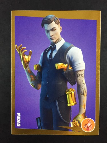 Midas Sticker Panini Fortnite #126 / Golden Frame Series | eBay