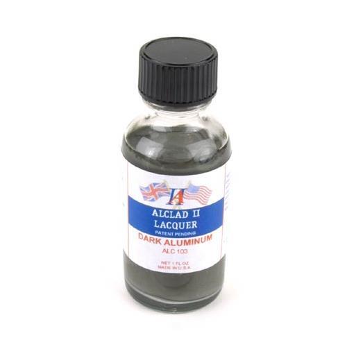 NEW Alclad II Lacquers ALC103 Dark Aluminum 1oz RC Lexan Paint Bottle ...