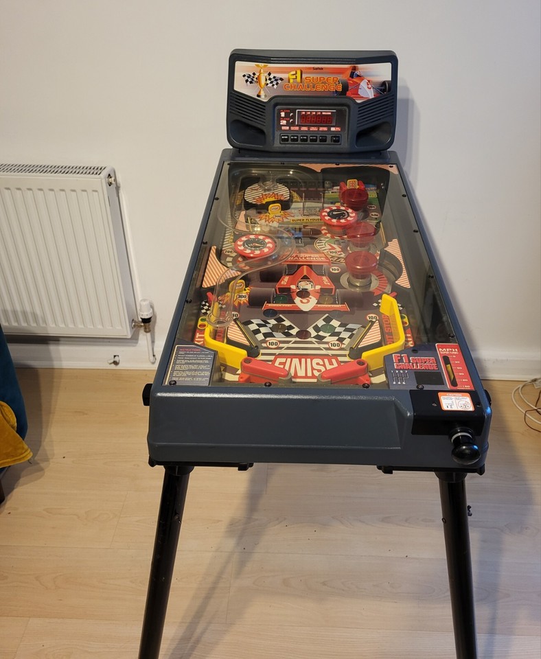 Pinball Machine F1 Super Challenge EXCELLENT | eBay UK