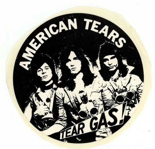 Vintage 1972 American Tears Band Tear Gas Album Promo Instrument Case ...