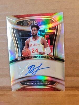 2020-21 Select Bruno Fernando Signature Selections Silver Prizm #SIS ...