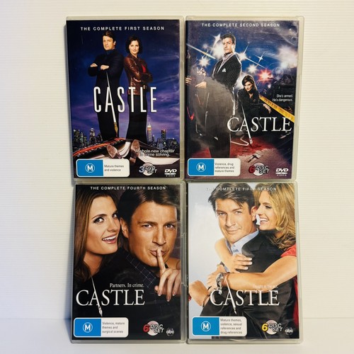 Castle, Complete Season 1-5 (1, 2, 4, 5) DVD Region 4, Free Tracked ...