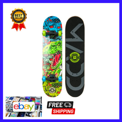 Madd Gear 31 x 7-inch Double Kicktail Beginner Complete Skateboard | eBay
