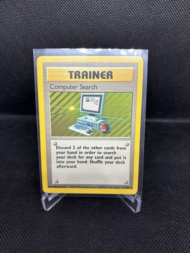 Computer Search Trainer - Regular - Base Set - Pokemon TCG - Rare - LP ...