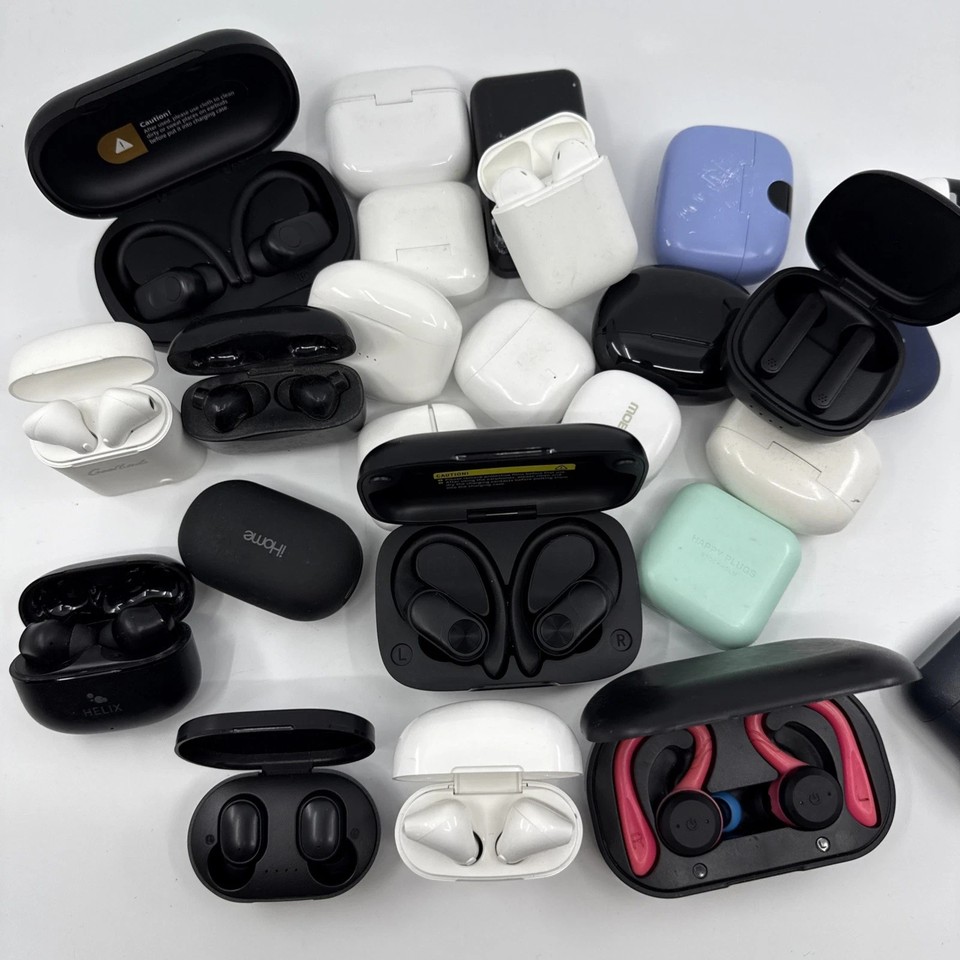 Mixed Lot 25 Earbuds Sets Wireless Bluetooth Unbranded Uncleaned | eBay