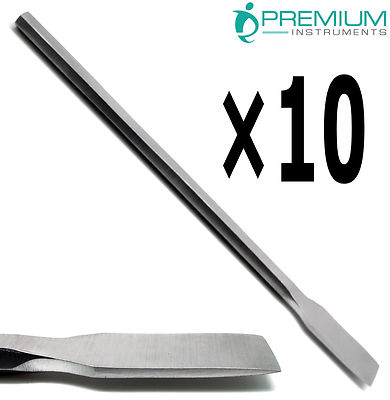 10× Dental Sheehan Straight Osteotomes 10mm Hexagon Handle Surgical ...
