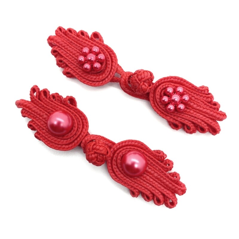 Chinese Cheongsam Buckle Traditional Knot Fastener Chinese Knot Buttons ...