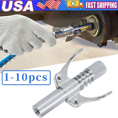Grease Gun Coupler Double Handle High Pressure Quick Release Lock Oil ...
