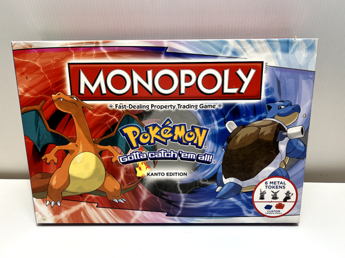 MONOPOLY POKEMON Board Game Gotta Catch'em All - Kanto Edition | eBay ...