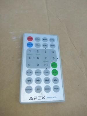 ORIGINAL APEX PRM-100 DVD Remote Control FULLY TESTED FAST SHIPPING | eBay