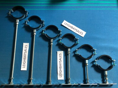 60mm boiler flue bracket clip support various threaded rod lengths 50mm ...