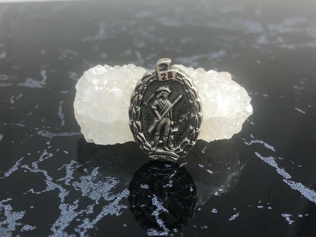 Antaya Sterling Silver Minuteman Pin Stamped Sterling - Gem
