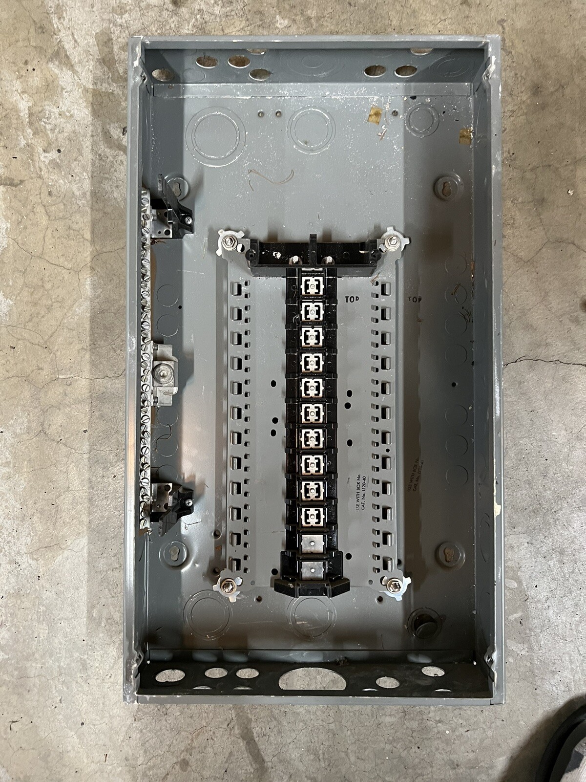 Federal Pacific Electric Panel (box) L120-40 And BUS | eBay